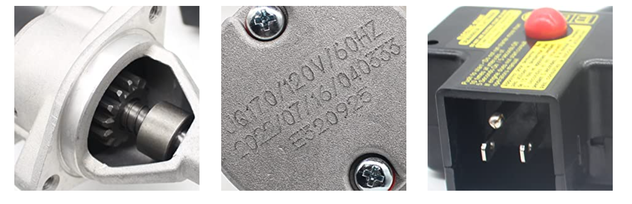 Electric Starter Motor JQ170-4 for LCT 414cc Honda GX390 Snow Blower ...